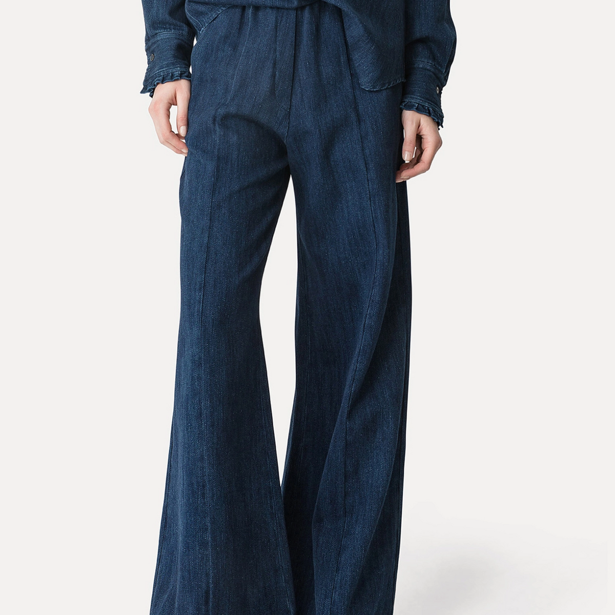 Denim Palazzo Pants – Mercantile Portland